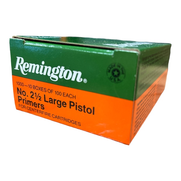 Remington - Primer - 2-1/2 Large Pistol 1000/Box | X-Reload